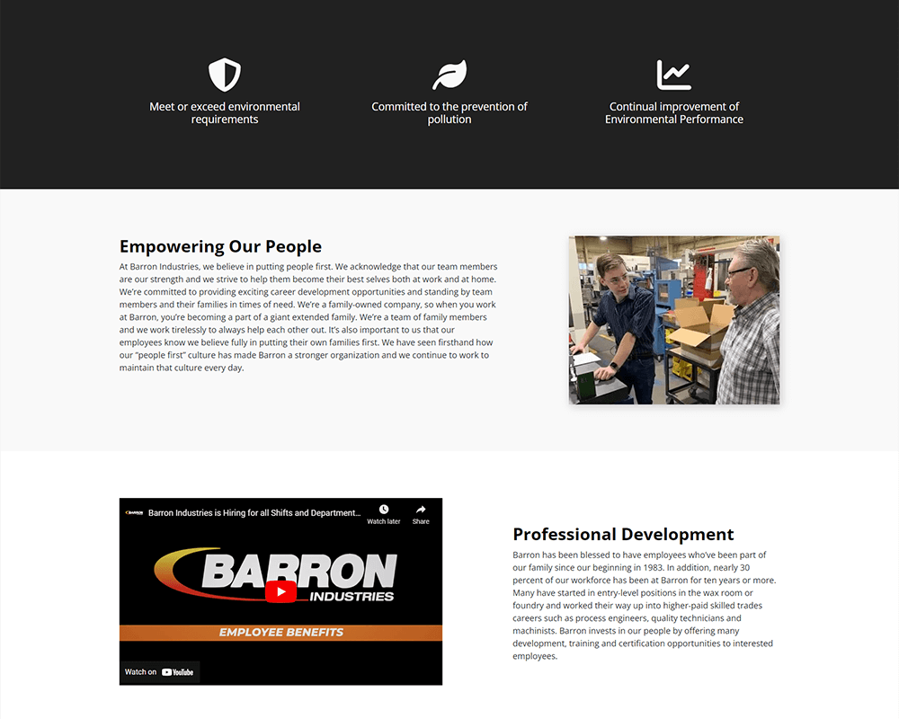Barron Industries - Case Study | Momentum