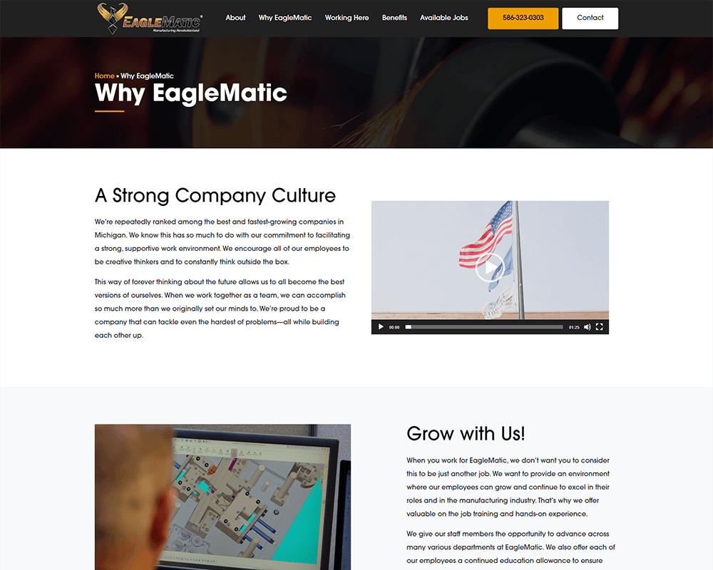 EagleMatic Careers - Portfolio