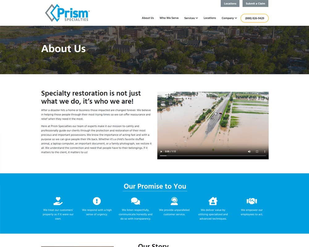 Prism Specialties - Portfolio | Momentum